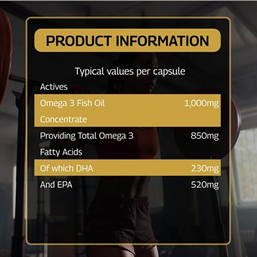 Elite High Strength Omega 3 1,000mg